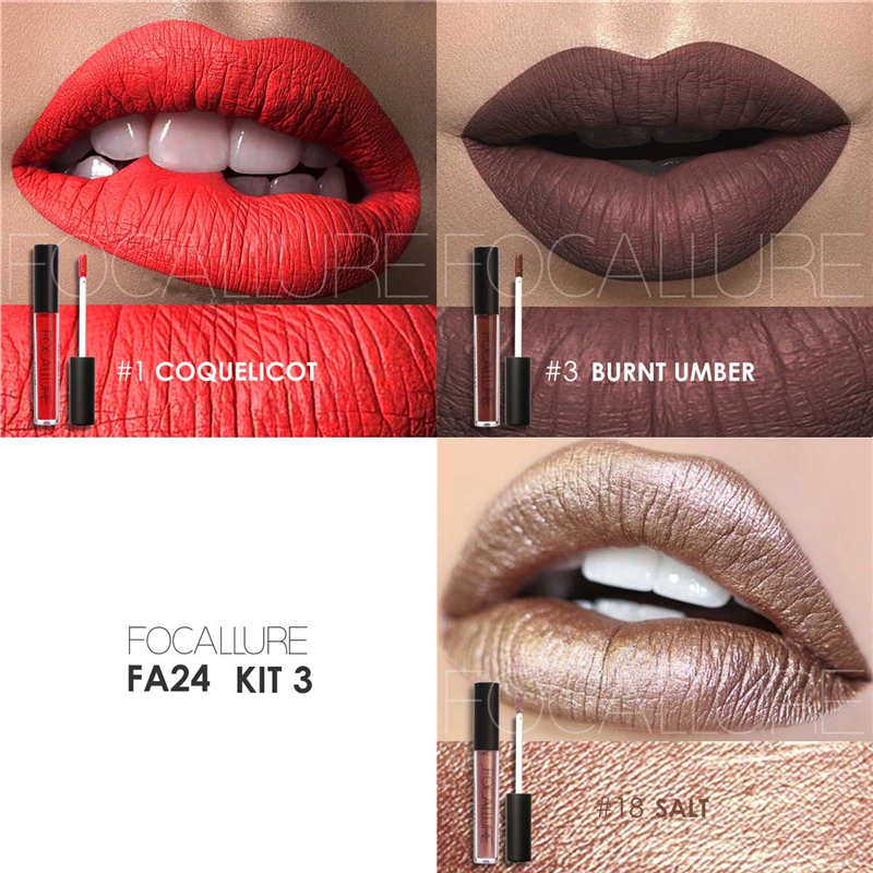 Focallure | Ultra Matte® Liquid Lipstick Kits (3 Options)